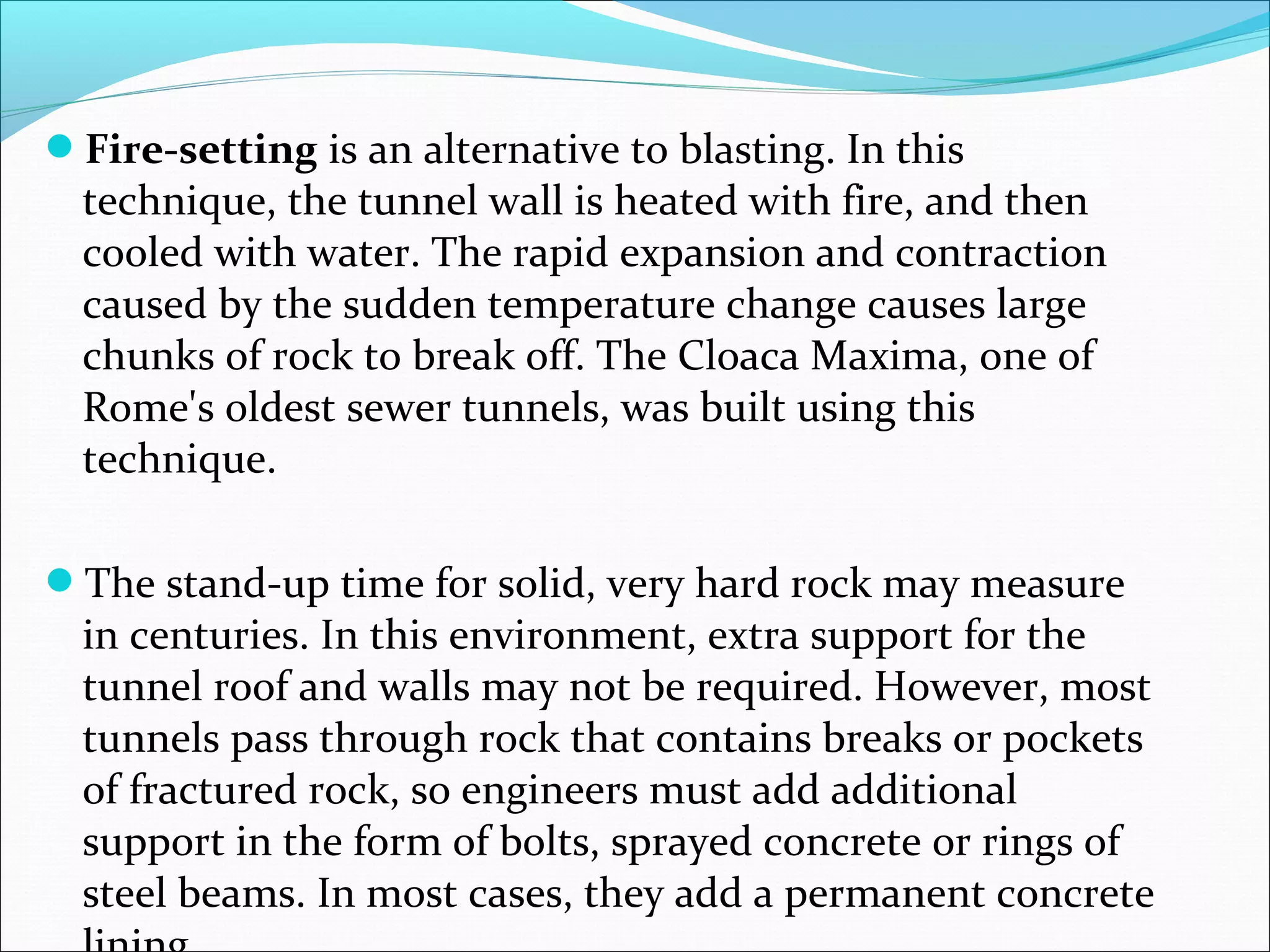 Tunnelling | PPT