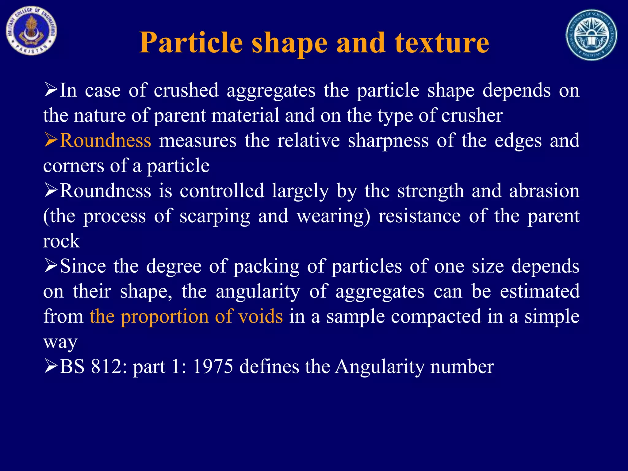 Introduction To Aggregates Its Properties And Effectson Concrete | PPTX