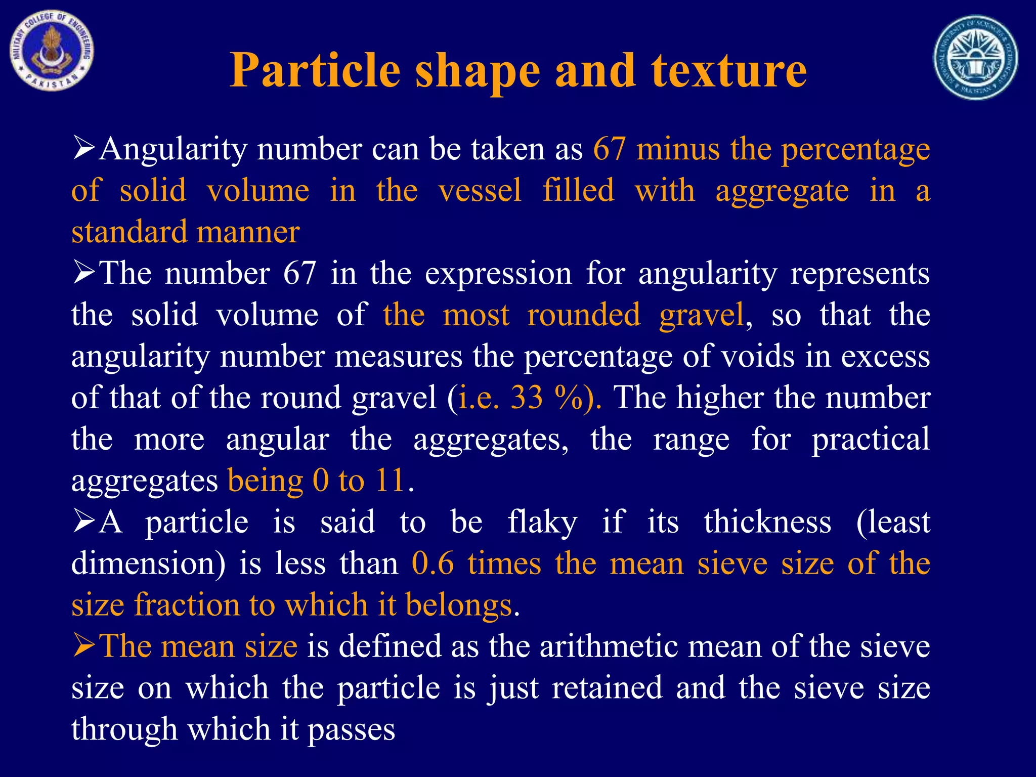 Introduction To Aggregates Its Properties And Effectson Concrete | PPTX