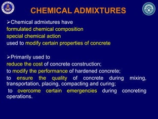 Admixtures And Their Properties | PPT