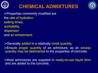Admixtures And Their Properties | PPT