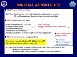 Admixtures And Their Properties | PPTX