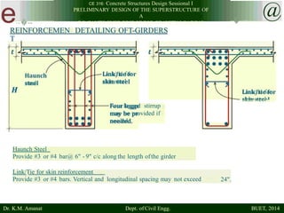 CE 316 design of RC cantilever bridge | PPTX