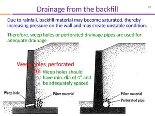CE325 - 04 Stability of gravity retaining walls.pptx