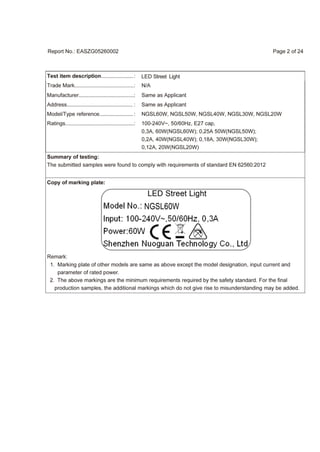 LED Modular Street Light CE Certificate - www.ngtlight.com