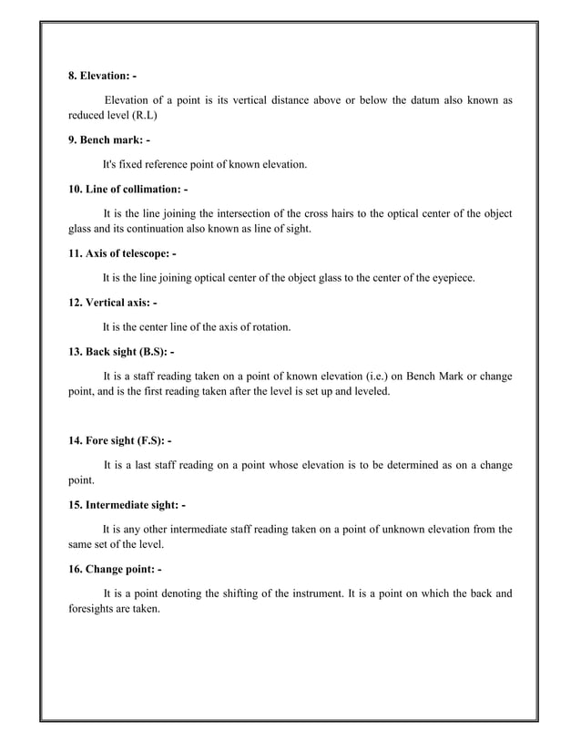 CE3361-SURVEYING AND LEVELLING LABORATORY.pdf | Civil Engineering Industry | Industries
