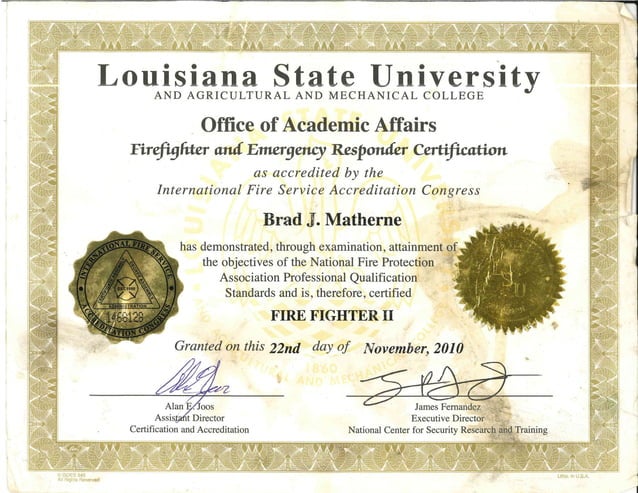 LSU Firefighter 2 | PDF