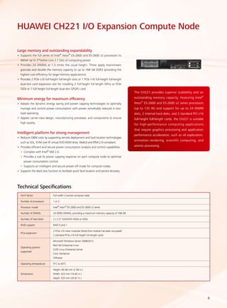 Huawei Tecal E9000 Blade Server Brochure_0 | PDF