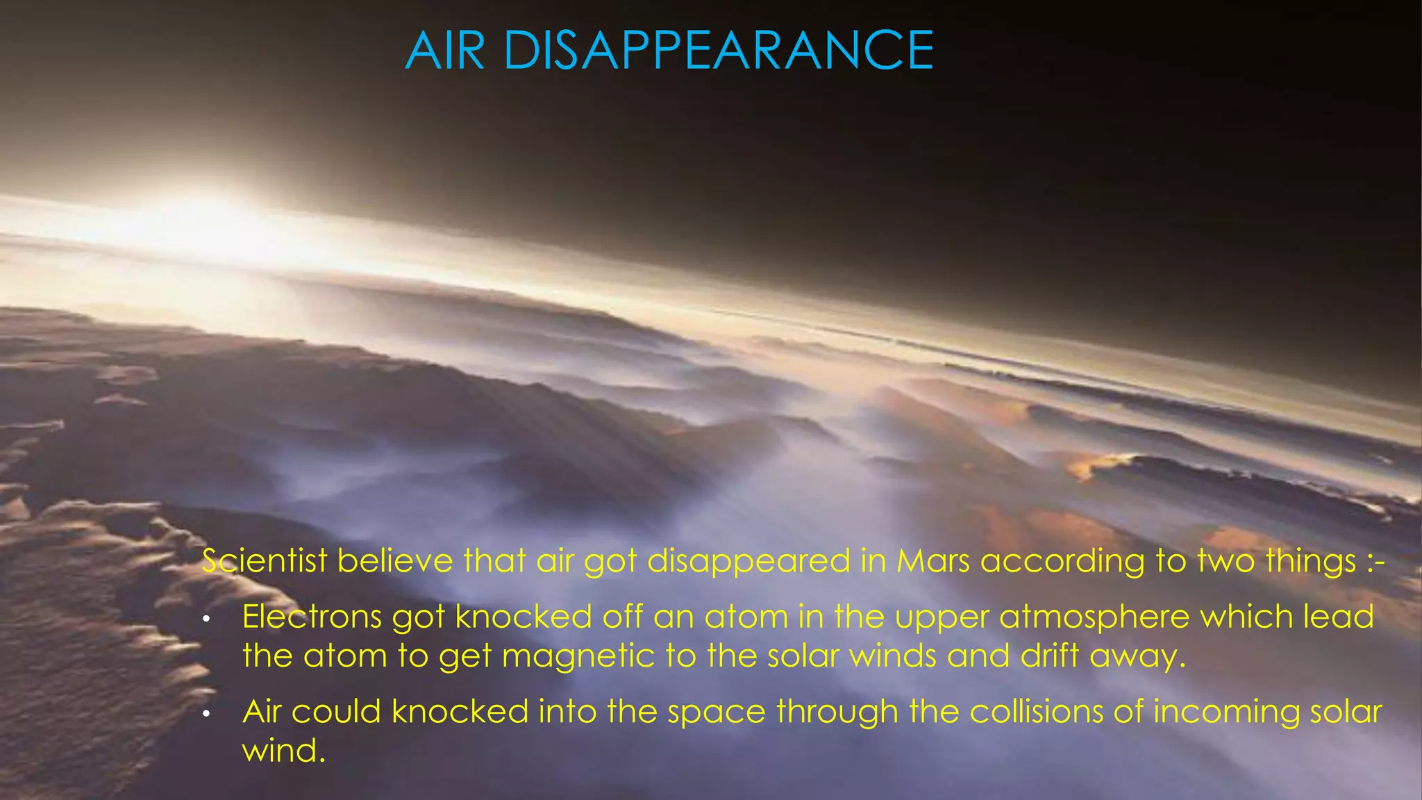 Mars Atmosphere Stripped by Solar Winds | PDF