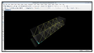 A brief introduction on Modelling of Truss Bridge in CSI bridge | PPTX