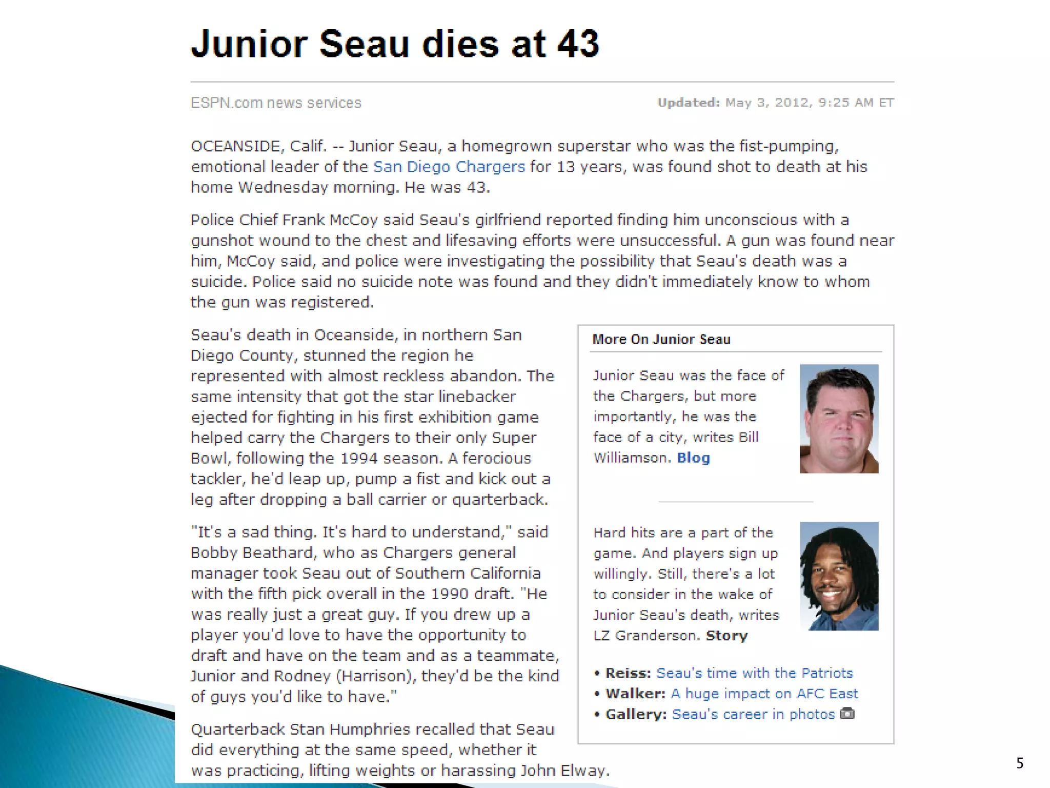 NFL Powerpoint | PPTX