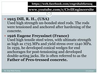 Introduction to Pre-stressed and Precast Concrete Technology | PPTX