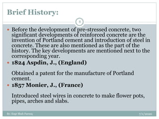 Introduction to Pre-stressed and Precast Concrete Technology | PPTX