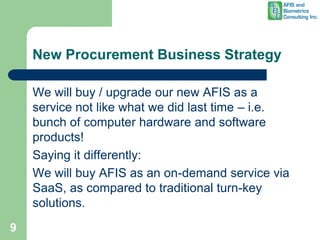 AFIS as SaaS - 8-5-2015 | PDF