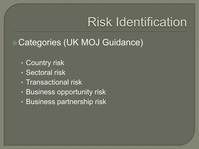 Corruption Risk Assessment | PDF