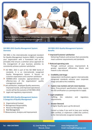 ISO Consultancy Services | PDF