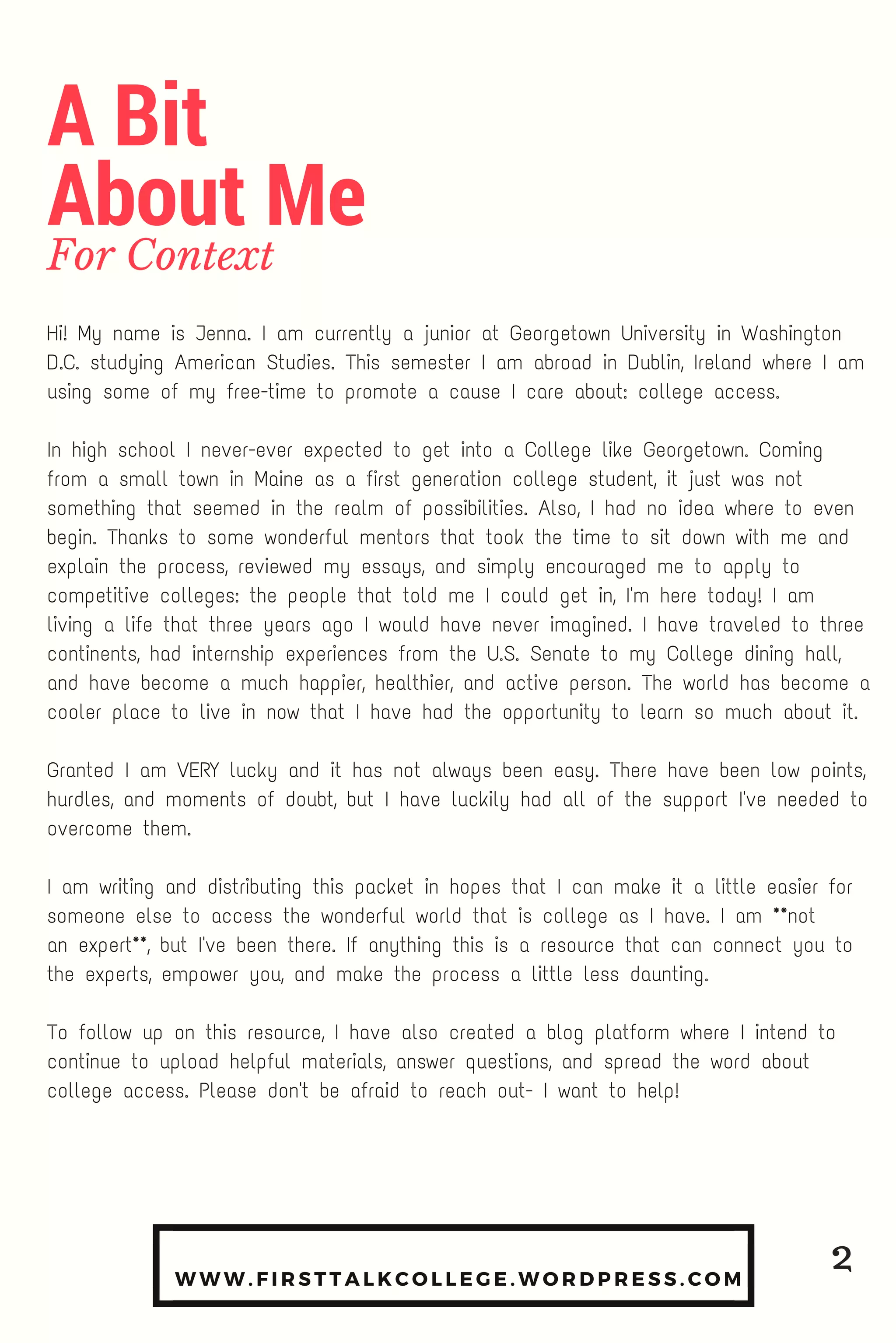College Application Packet | PDF | College Planning | College Education