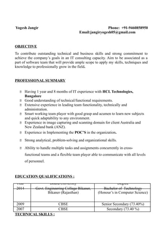 my cv | PDF