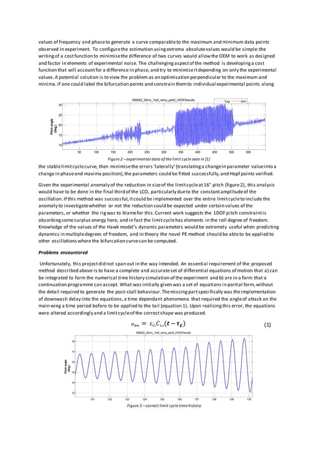 Parameter Estimation using Experimental Bifurcation Diagrams | DOCX | Physics | Science