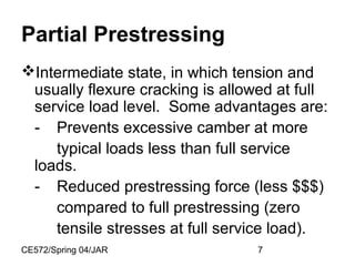 Ce572 introductiontoprestressing1 | PPT | Civil Engineering Industry ...