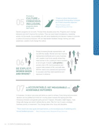 Seven Steps to Conscious Inclusion | PDF