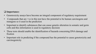 Genotoxicity_studies M pharmacy Pharmacology.pptx