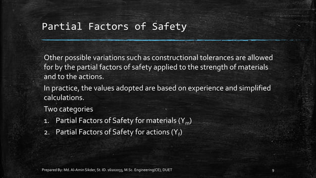 Introduction to Limit State Design | PPTX