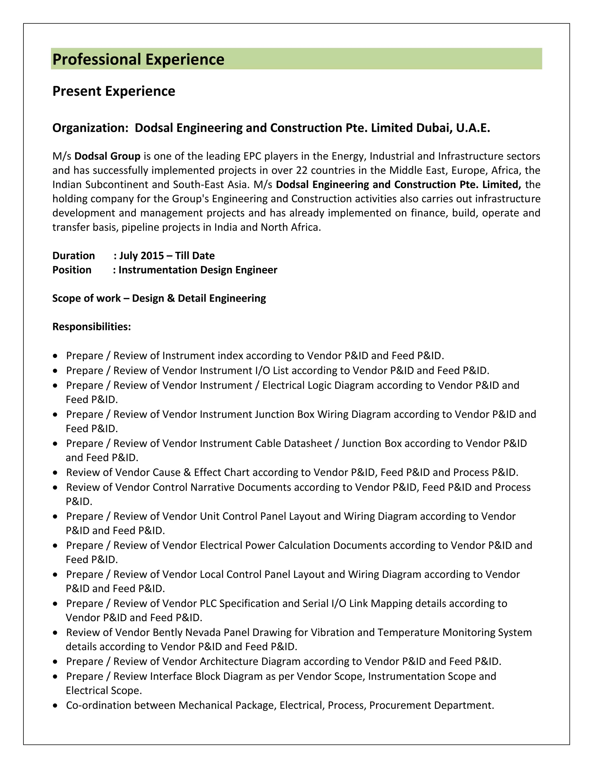 Shrikant Kathale-Design Engineer CV (8 Years Exp.) | PDF