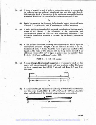 CE 6306 STRENGTH OF MATERIALS | PDF