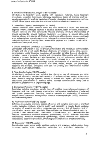 PROSPECTUS_Laboratory_Biomedicine_-_Bachelor | PDF