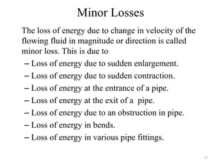 CE6451 Fluid Mechanics and Machinery Unit 2 | PPT