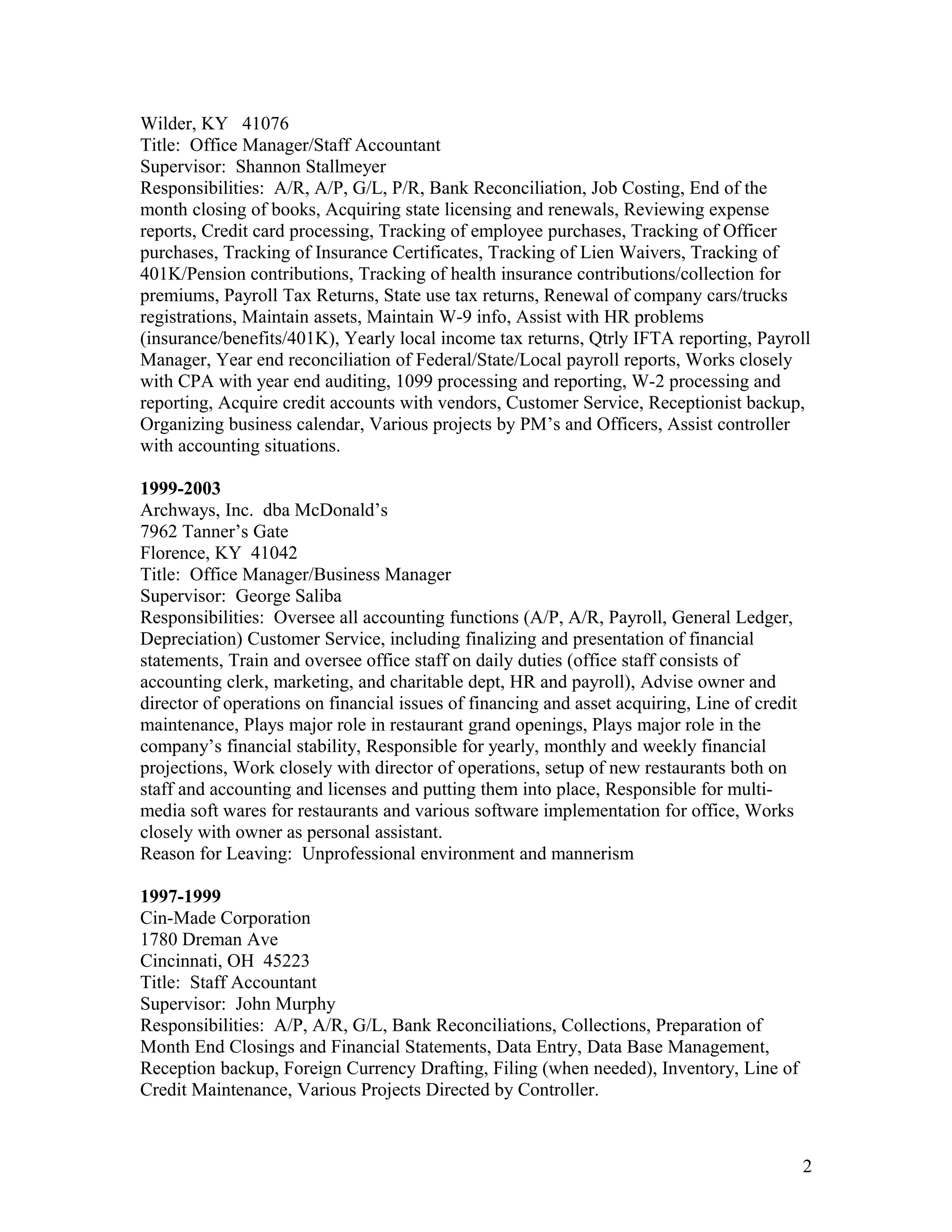 Donna Stone-resume | DOC