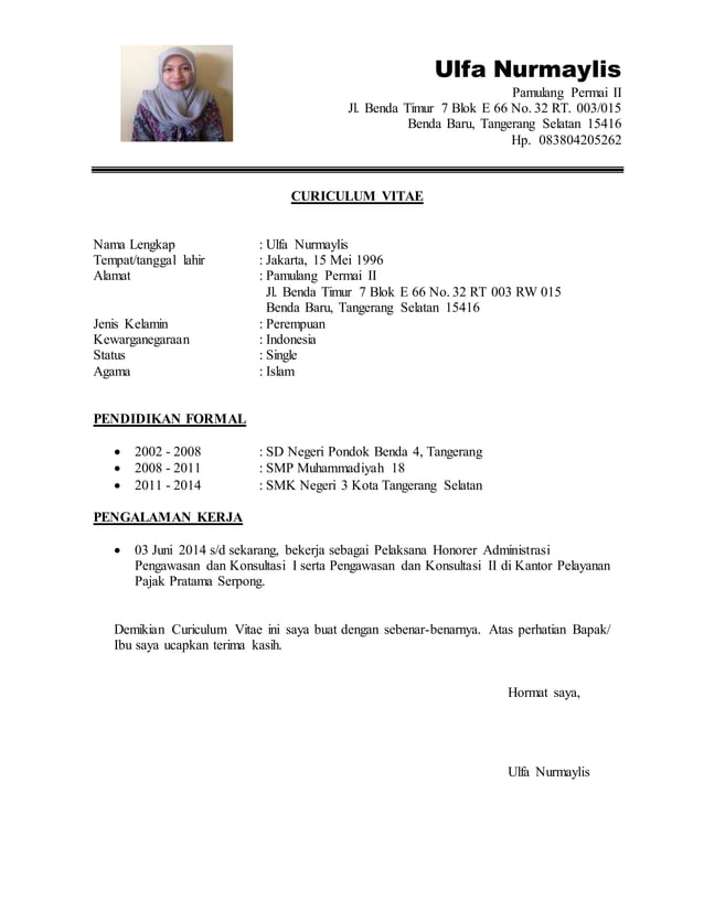 Curriculum Vitae | DOCX