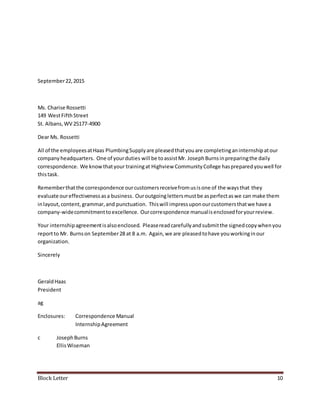Sample of Block Letter 2015 | DOCX
