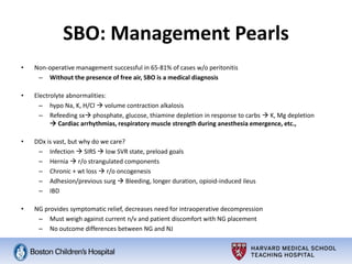 Small Bowel Obstruction, Aplastic Anemia - Anesthetic Management | PPT
