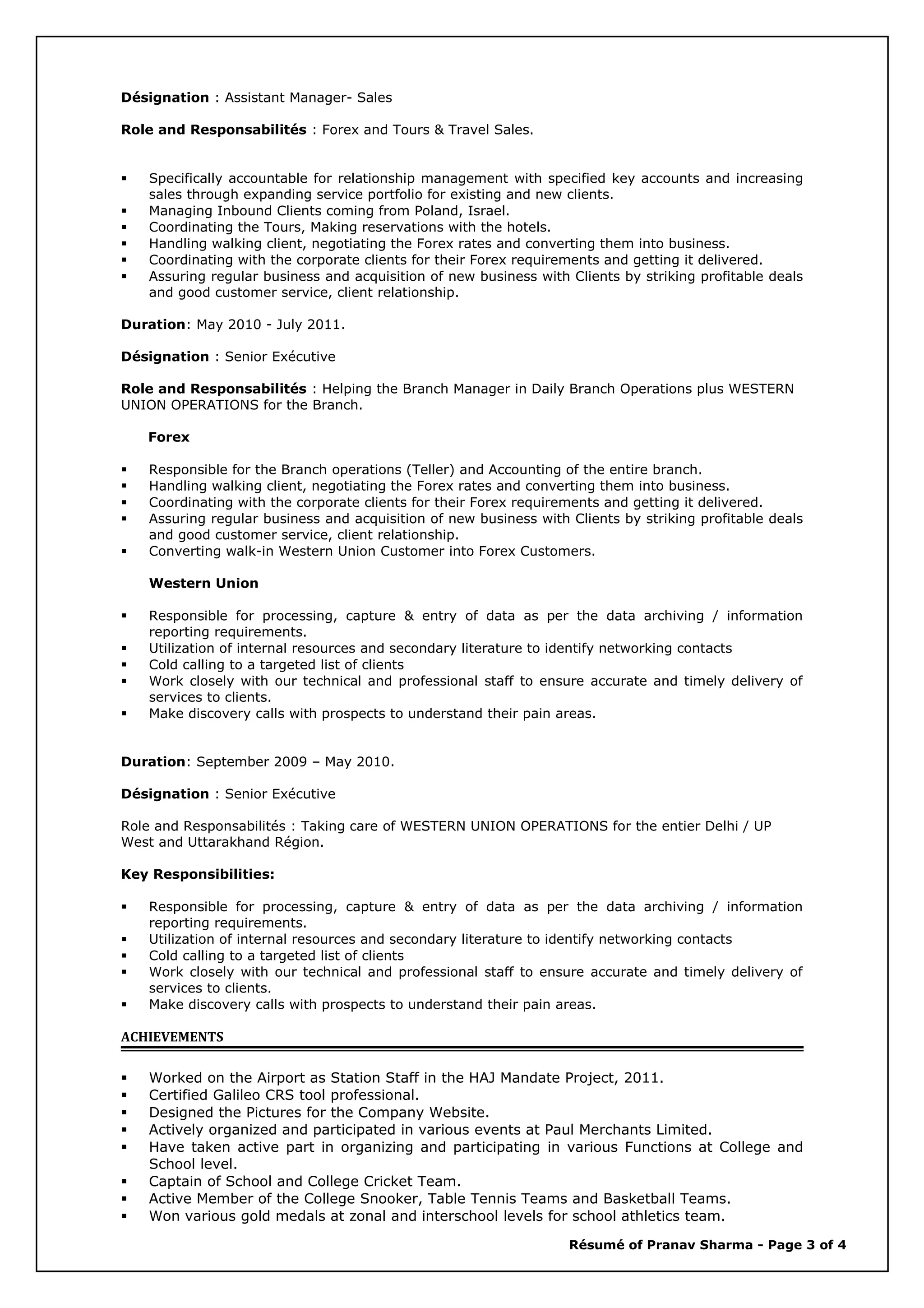 Pranav Sharma CV (1) | DOC