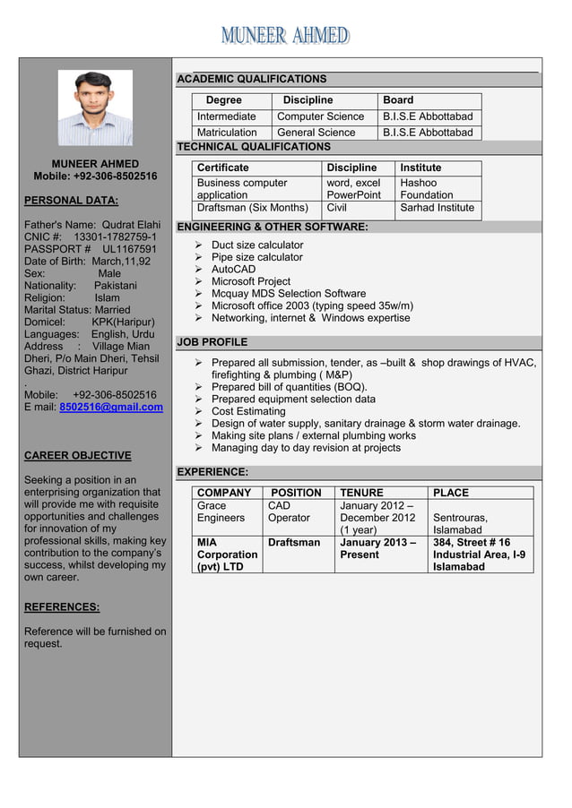 Muneer Ahmed Pdf