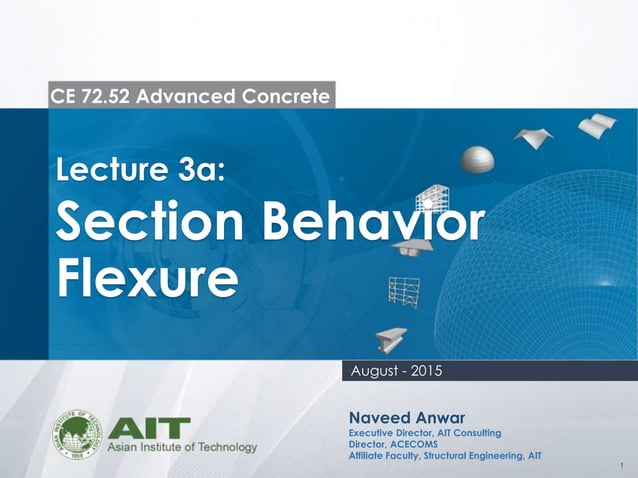 CE72.52 - Lecture 3a - Section Behavior - Flexure | PPT