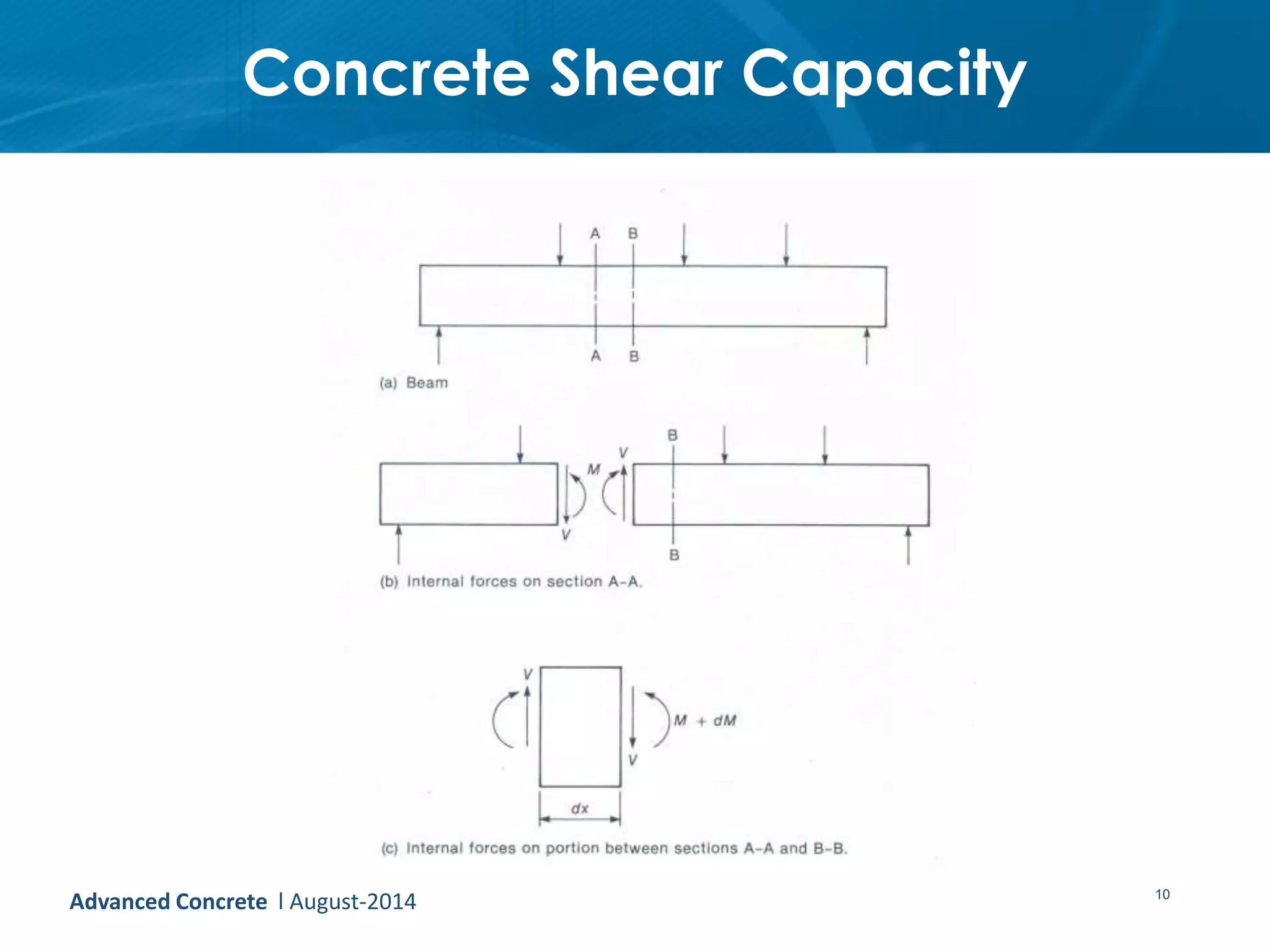 CE72.52 - Lecture 3b - Section Behavior - Shear and Torsion | PPTX