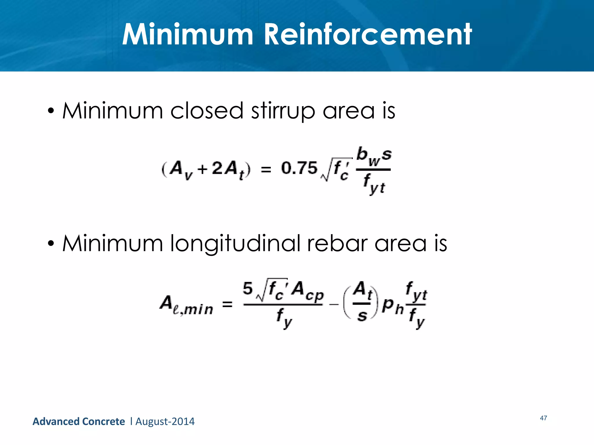 CE72.52 - Lecture 3b - Section Behavior - Shear and Torsion | PPTX