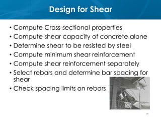 CE72.52 - Lecture 3b - Section Behavior - Shear and Torsion | PPTX