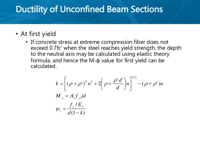 CE 72.52 Lecture 4 - Ductility of Cross-sections