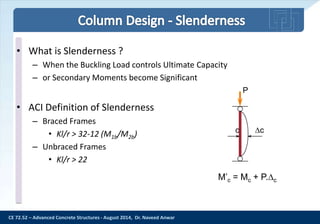 CE 72.52 - Lecture 5 - Column Design | PPTX