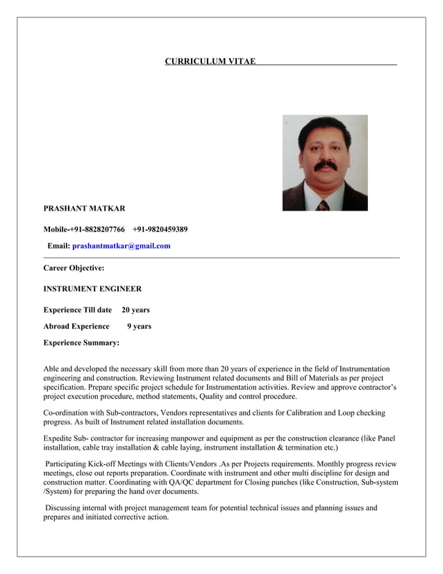 Curriculum Vitae | DOC