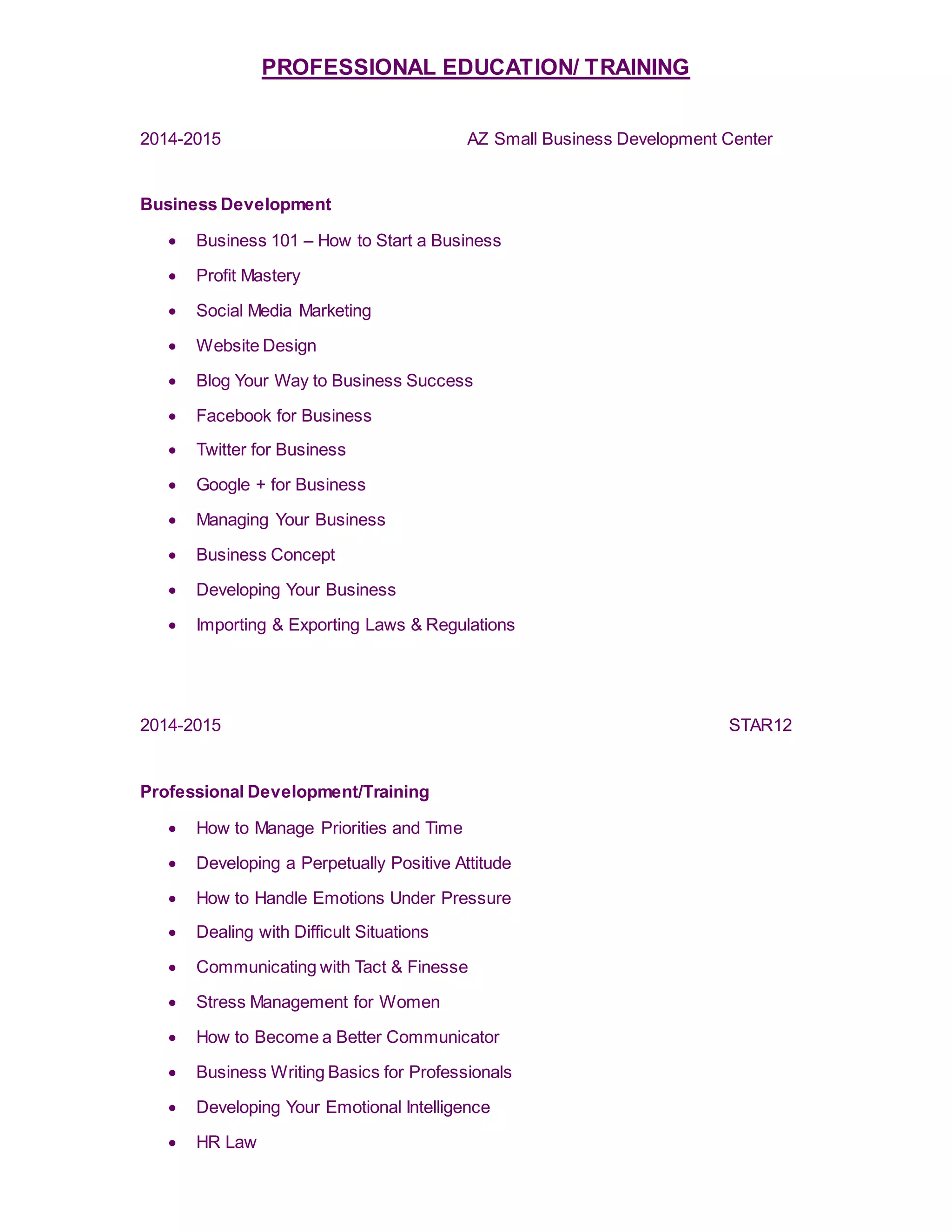 Talia Resume 2017 | DOCX