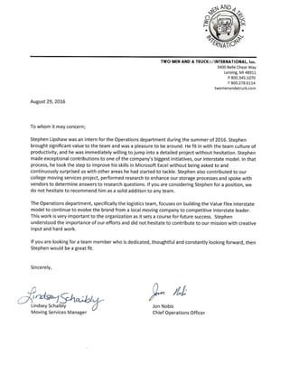 TMT Letter of Recommendation | PDF