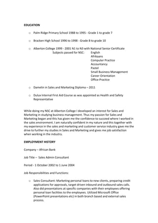 Thaven's CV | DOC