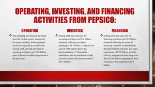 Financial Statement Pepsi-Cola | PPTX