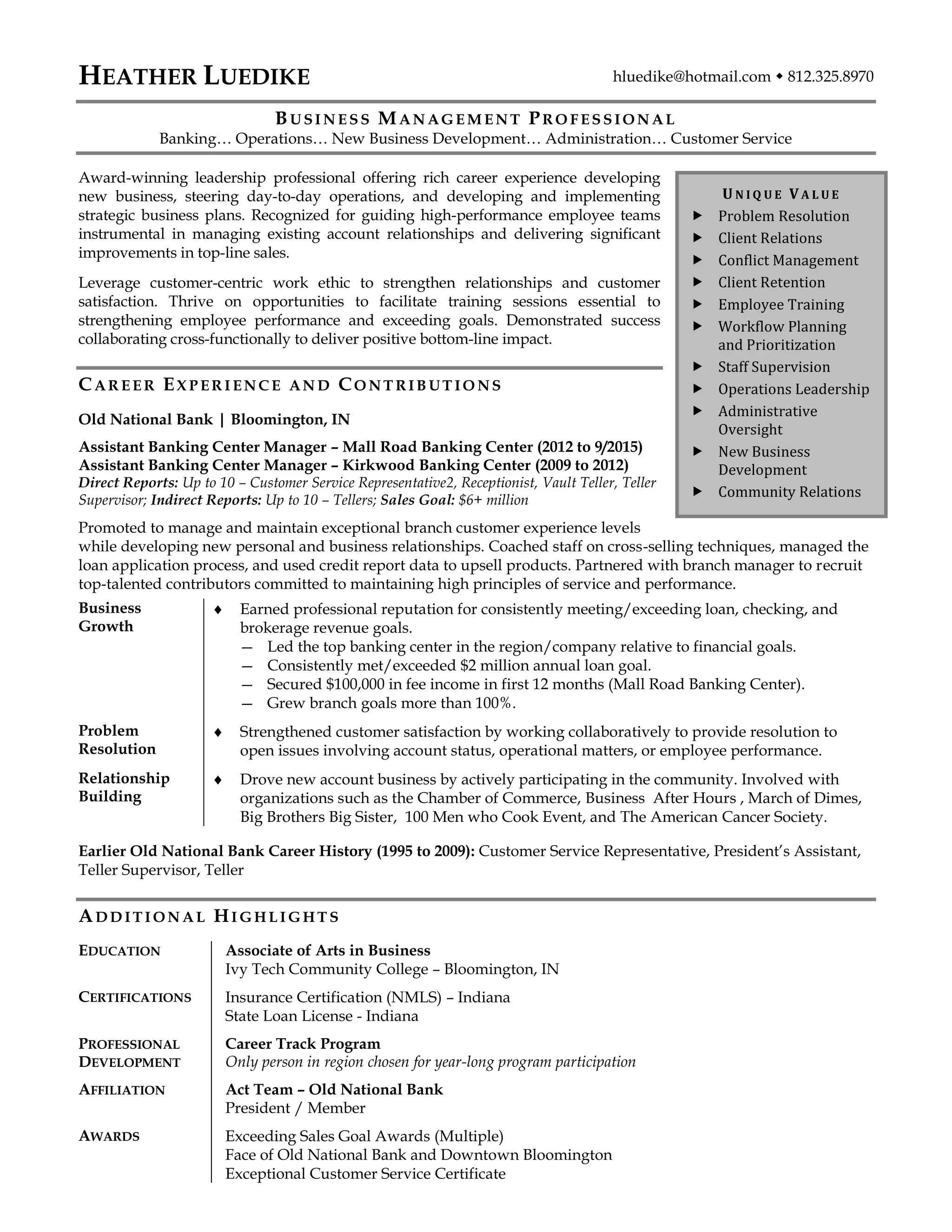 LUEDIKE-HEATHER-RESUME-FINAL | PDF