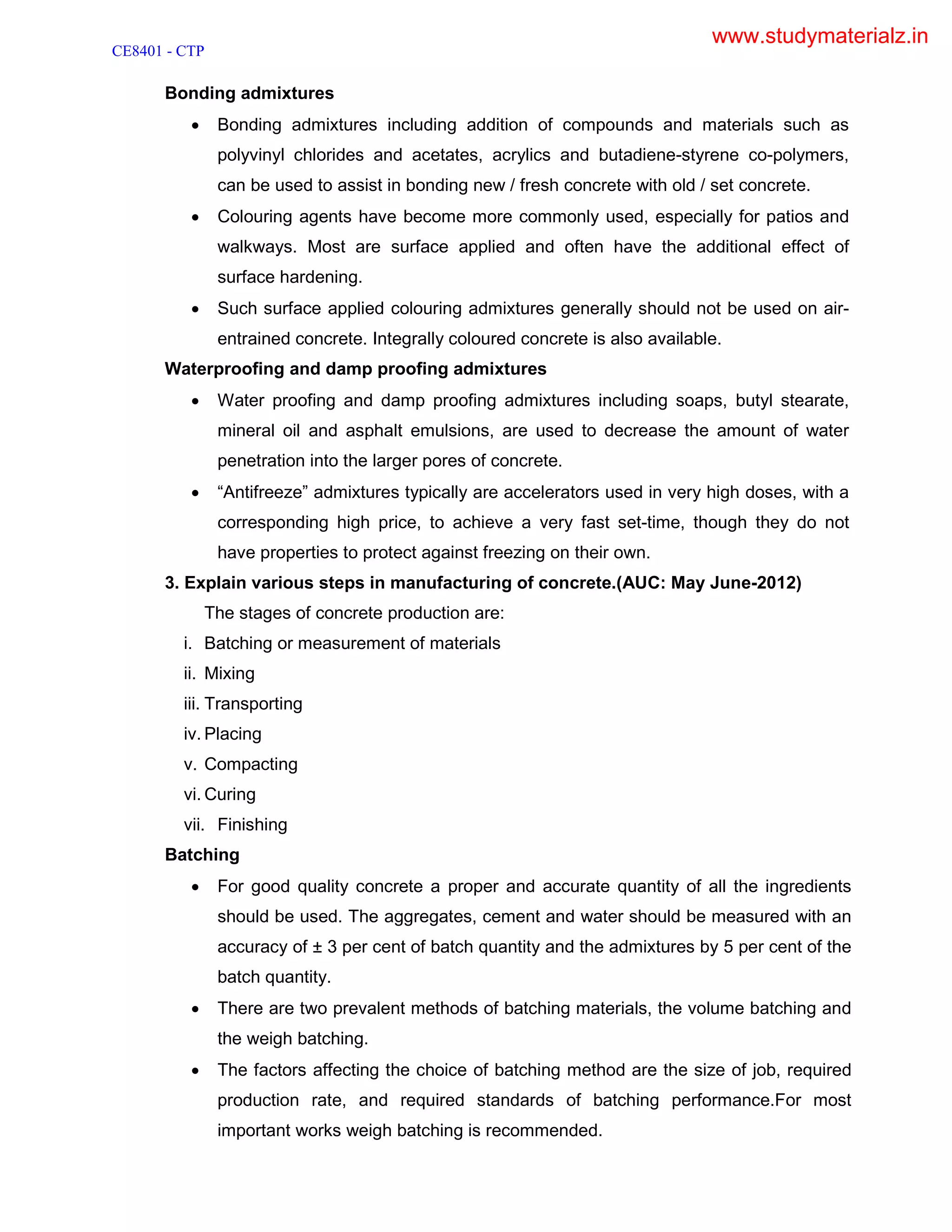 CE8401 Construction Techniques and Practices notes 3.pdf